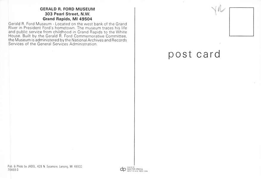 Gerald R. Ford Museum Gerald R. Ford Museum, Grand Rapids, Michigan ...