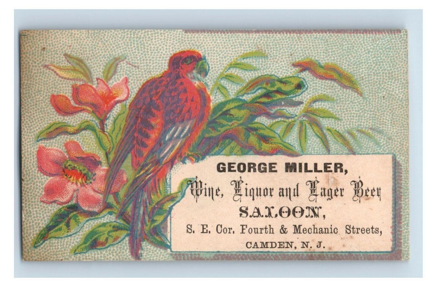 1870's-80's George Miller Lager Beer Saloon Lot Of 4 Victorian Trade ...