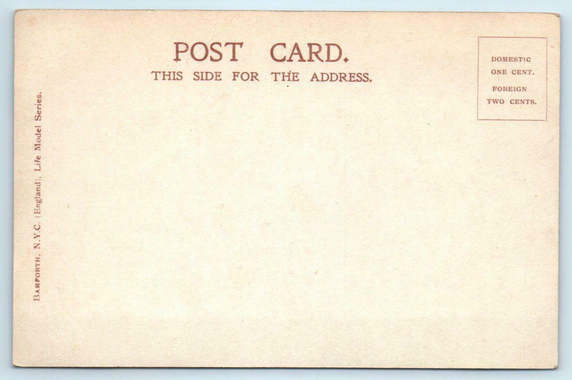 RPPC Bamforth Comic SPANKING Related - Woman Straddles Man c1900s UDB ...