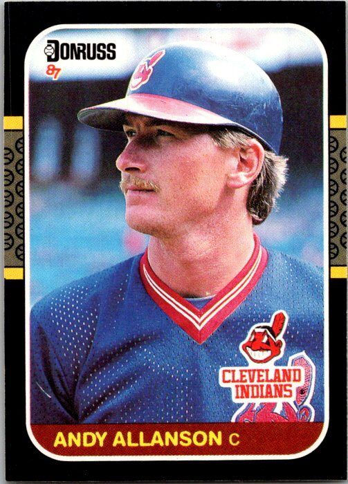 1987 Donruss Baseball Card Andy Allanson Cleveland Indians sk20499 ...