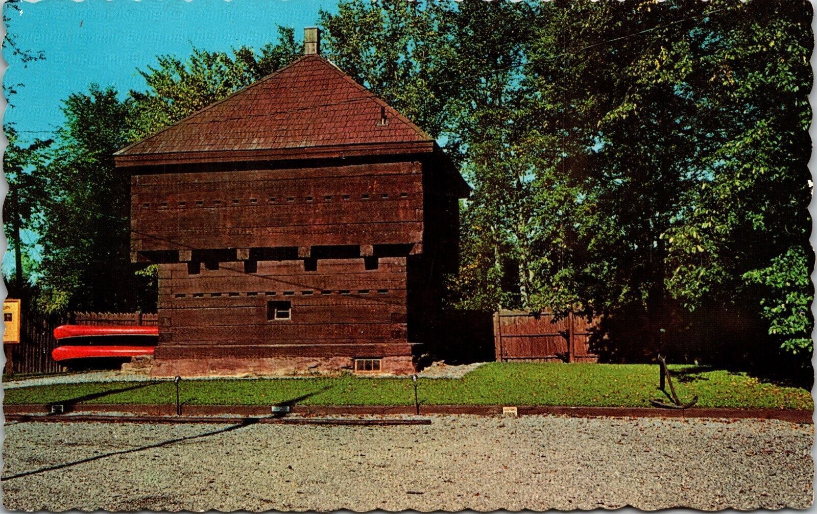 Historic Fort Kent Block House Front View Fort Kent Maine Chrome ...