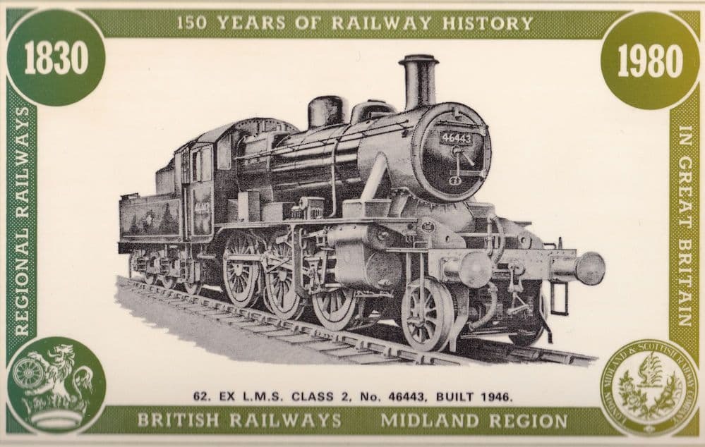 British Railways EX LMS Class 2 46443 Midland Train Anniversary ...