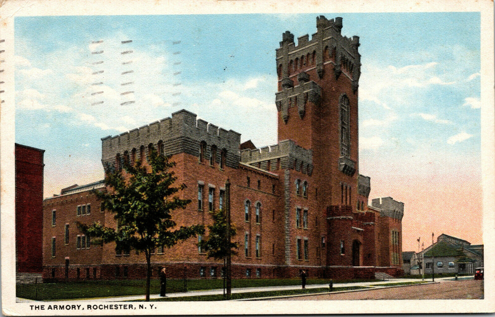 Vtg 1910's The Armory Rochester New York NY Postcard | United States ...