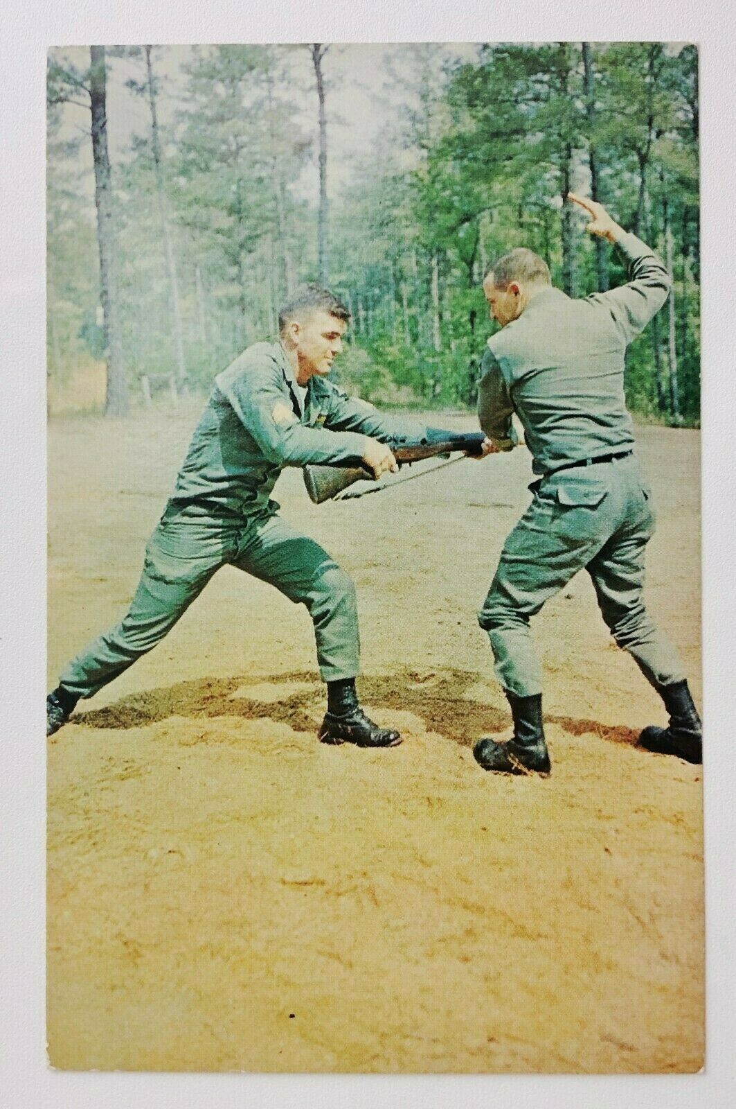 1950s Fort Benning Georgia Hand to Hand Combat Training Postcard M1 ...
