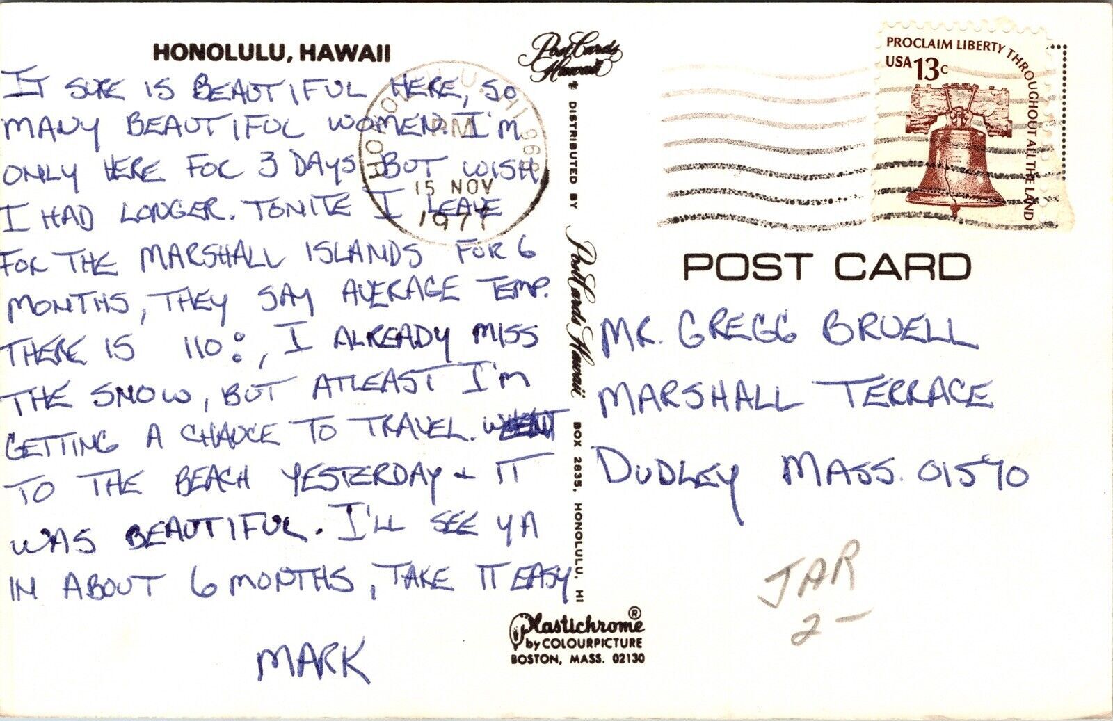 Honolulu Hawaii Tropical Multi View Ocean Beaches Chrome Cancel WOB ...