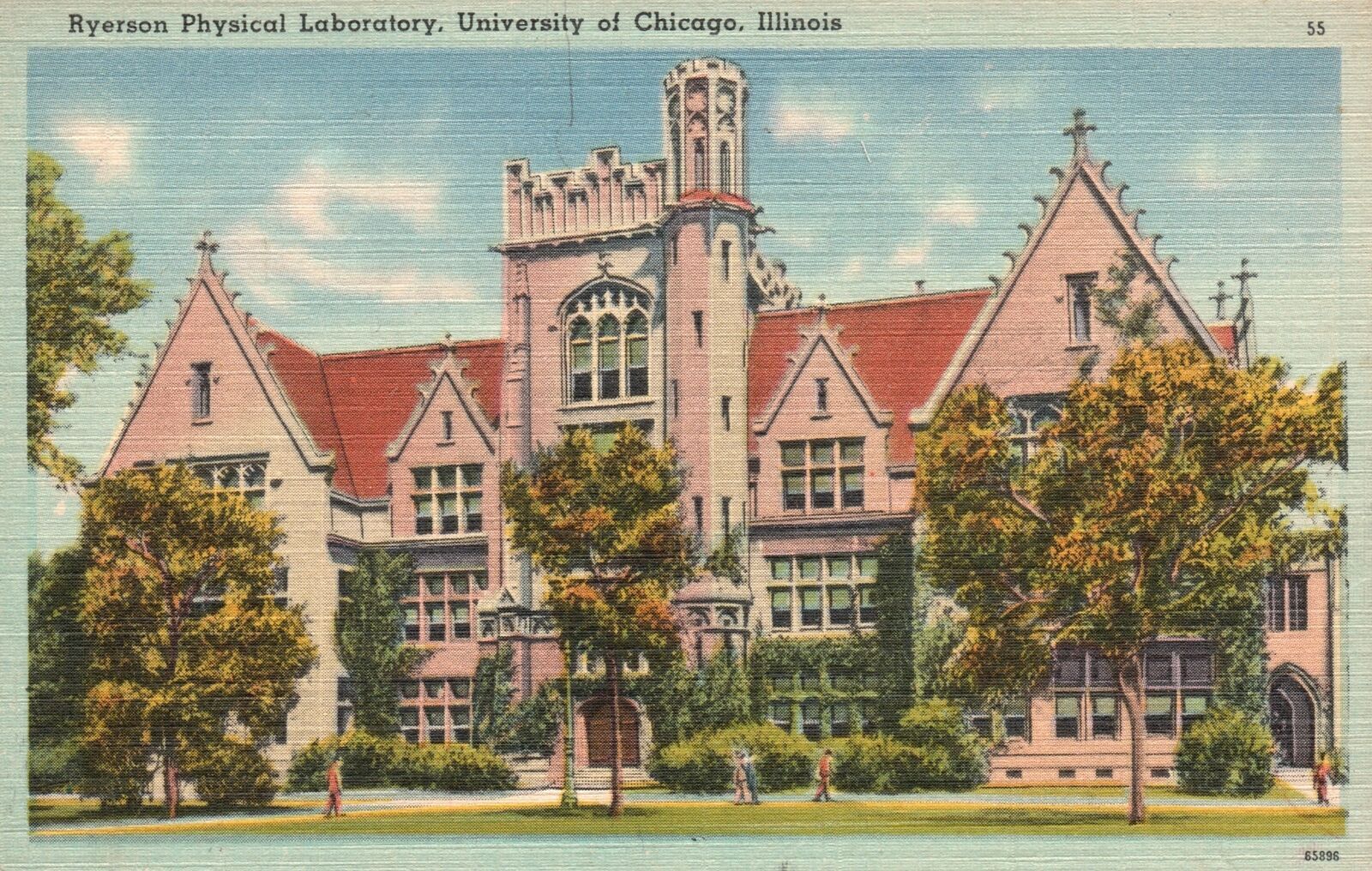 Vintage Postcard Ryerson Physical Laboratory Building University Of ...