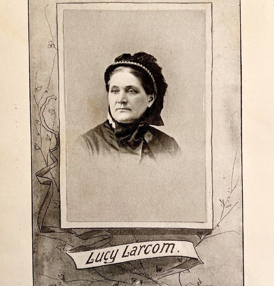Lucy Larcom Portrait Victorian Print 1901 Woman History Ephemera DWP4C | Ephemera - Other ...