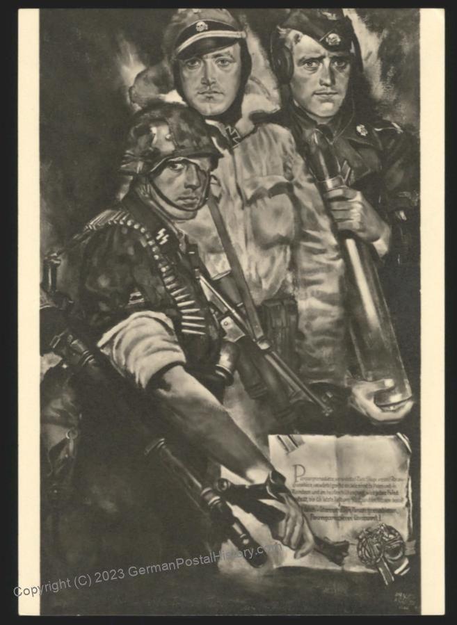 3rd Reich Reichsfuehrer SS Himmlers Art Waffen SS Artist Propaganda ...