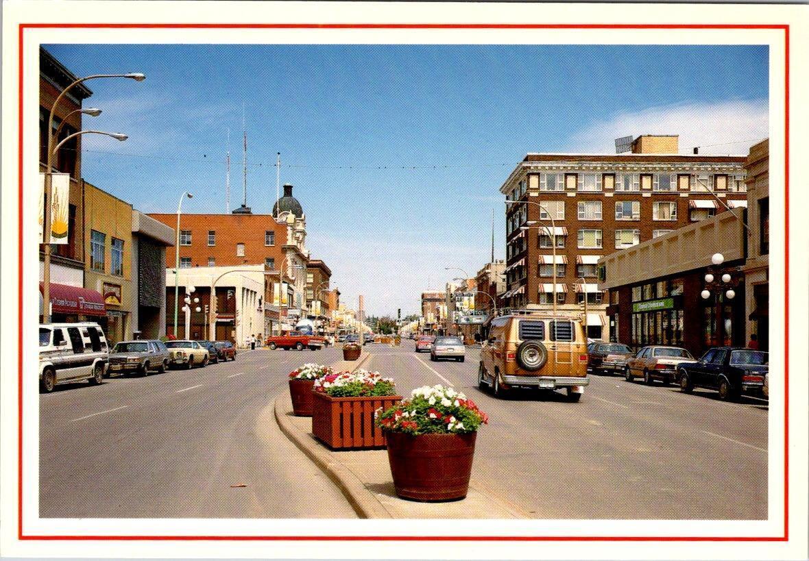 2~4X6 Postcards Moose Jaw, Saskatchewan Canada MAIN STREET SCENE ...