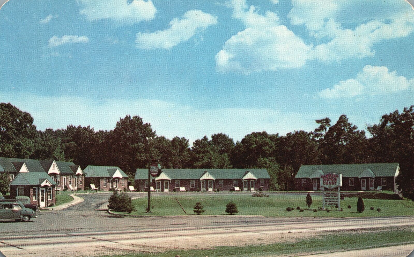 Vintage Postcard View of Approved Motel Cottages Baltimore Maryland MD ...