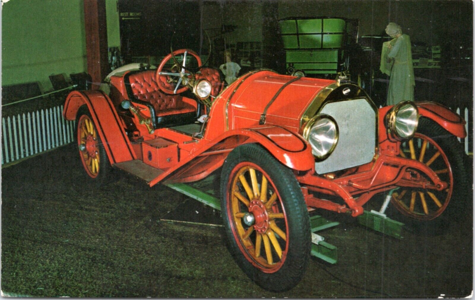 Postcard 1914 Overland speedster Early American Museum Silver Springs ...