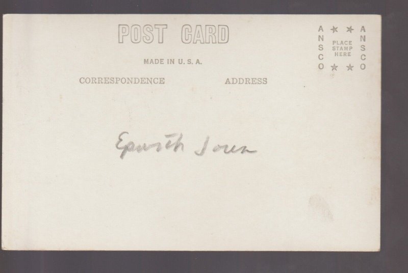 Epworth IOWA RPPC c1950 CAFE Diner COCA-COLA Swift's ICE CREAM ...