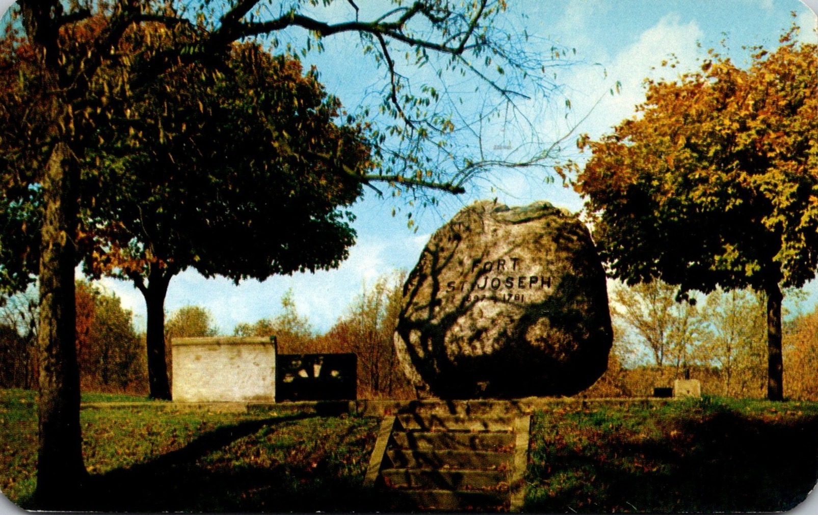 Michigan Niles Fort St Joseph Stone Marker 1958 | United States ...