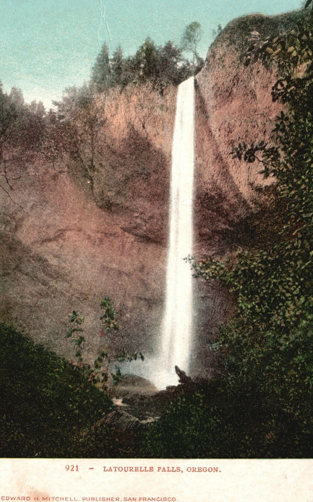 Vintage Postcard 1907 Latourelle Falls Waterfalls Oregon Cascading ...
