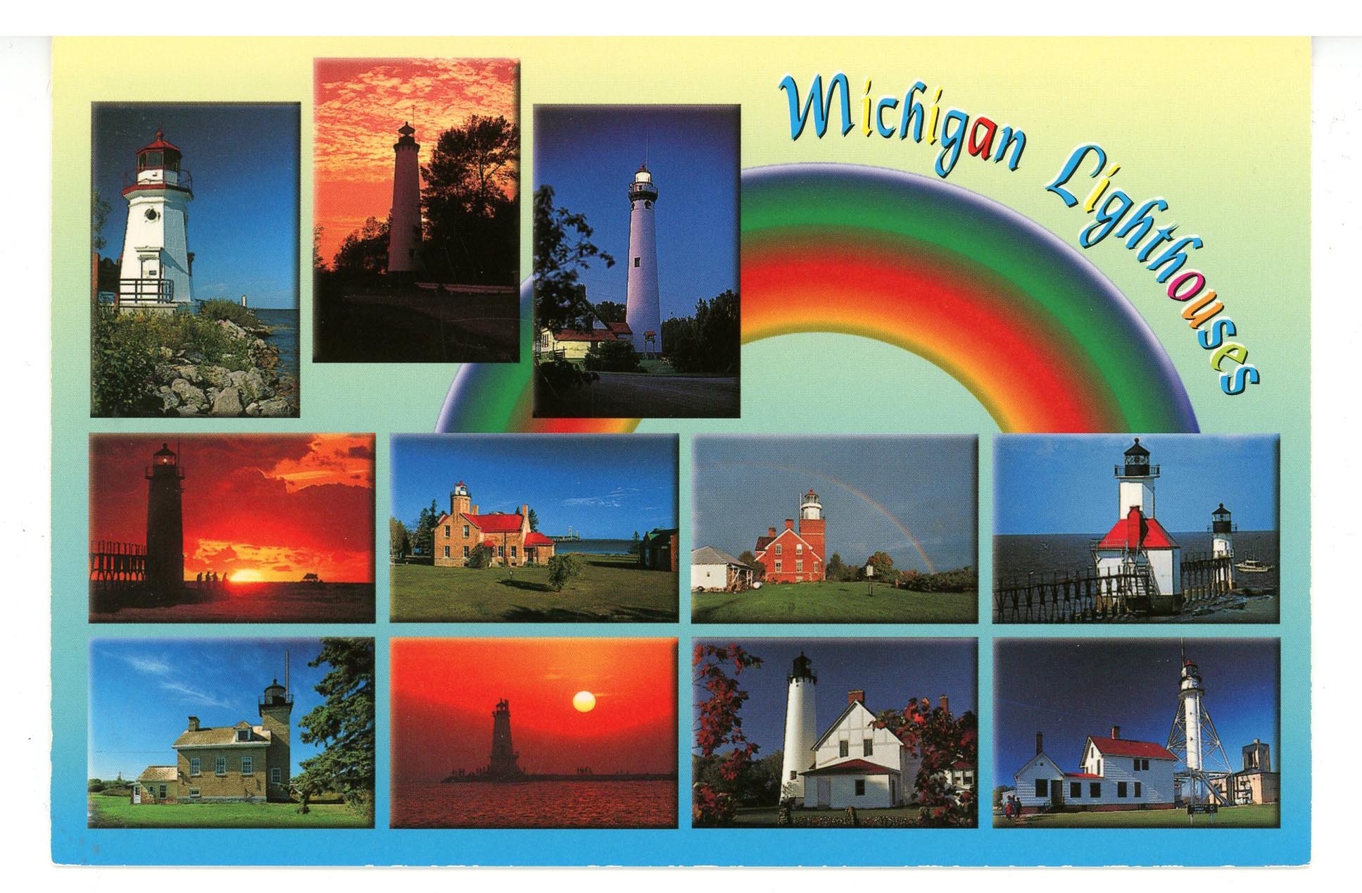 MI - Lighthouses of Michigan. 11 Views | United States - Michigan ...