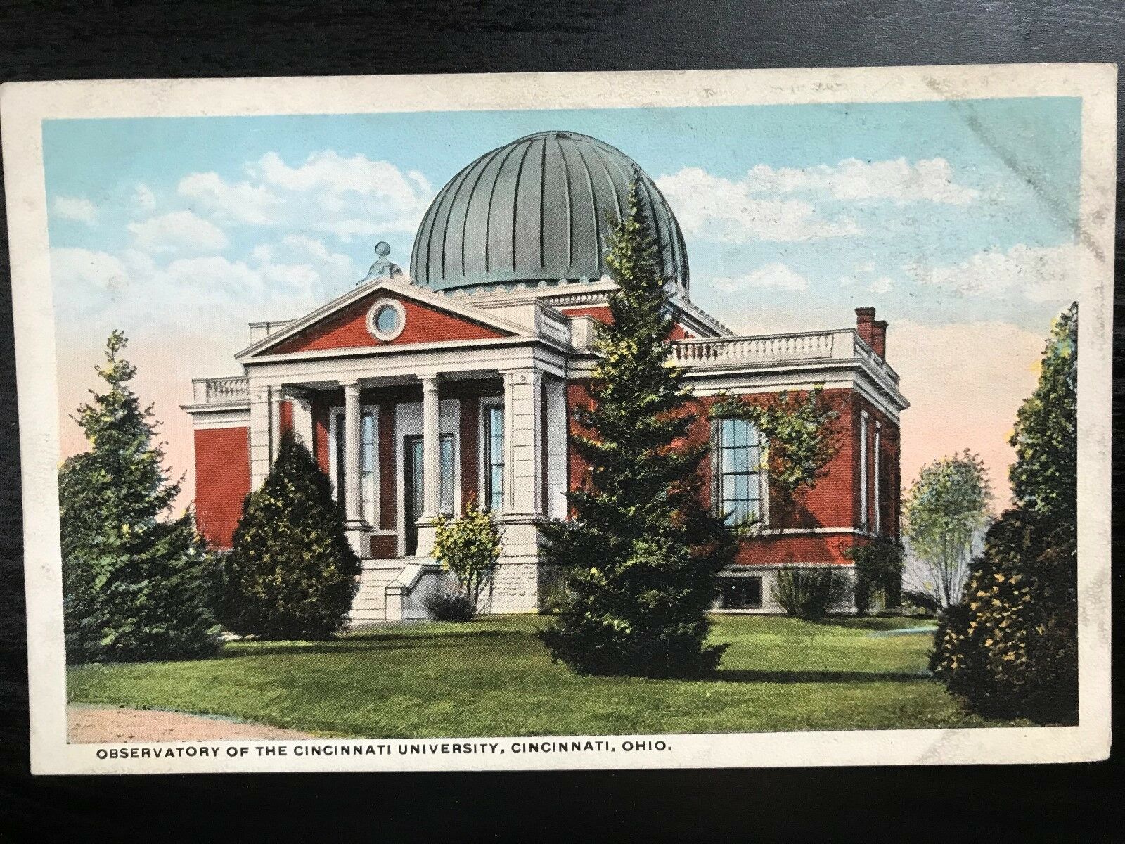 Vintage Postcard 1930's Observatory Cincinnati University Cincinnati ...