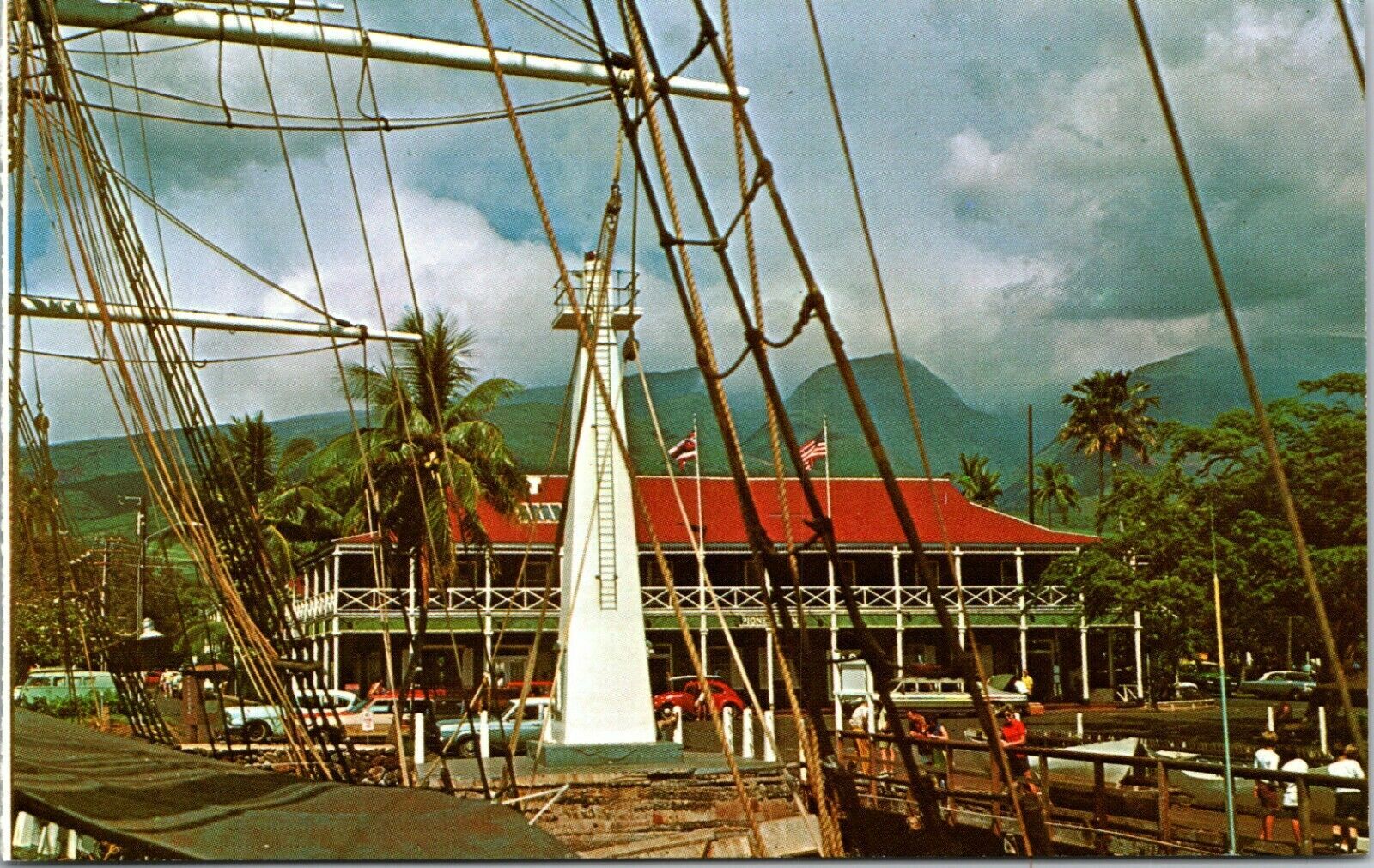1970s Historic Pioneer Inn , Port of Lahaina, Island of Maui, HI ...