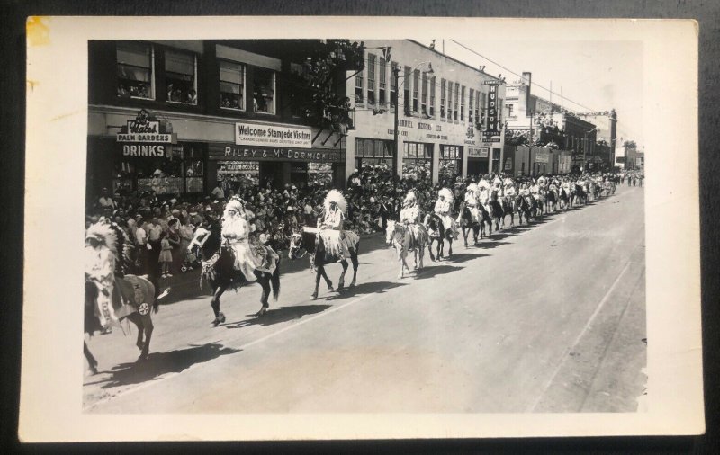Mint Canada RPPC Postcard Native American Indian Calgary Stampede ...