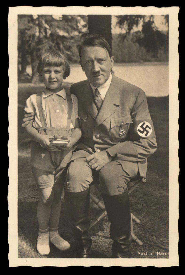 3rd Reich Hitler and Child Hoffmann Nr226 Real Photo RPPC UNUSED G99156 ...
