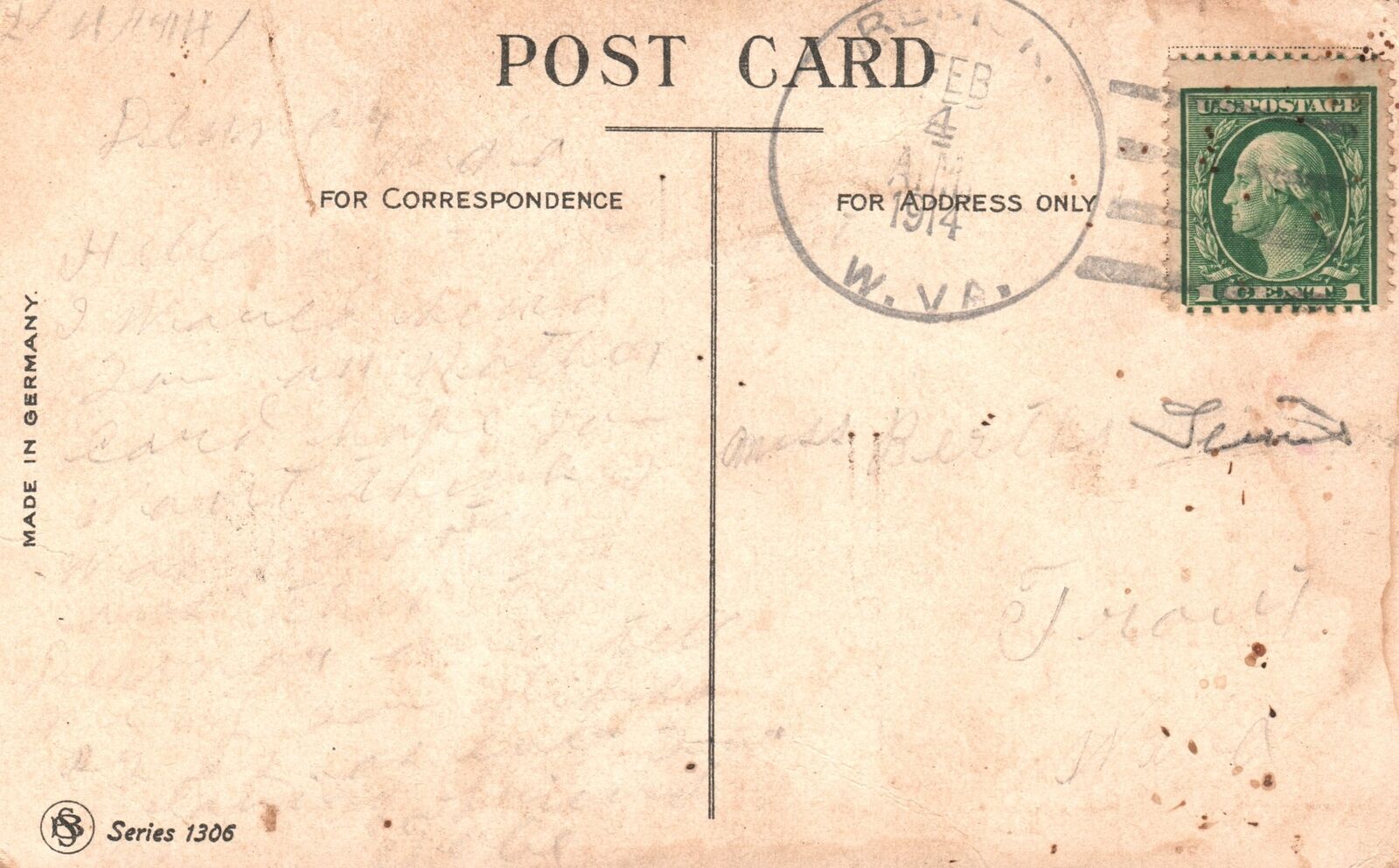 Vintage Postcard 1914 Lovers Couple Dating Happy Moments Just Coax Me ...