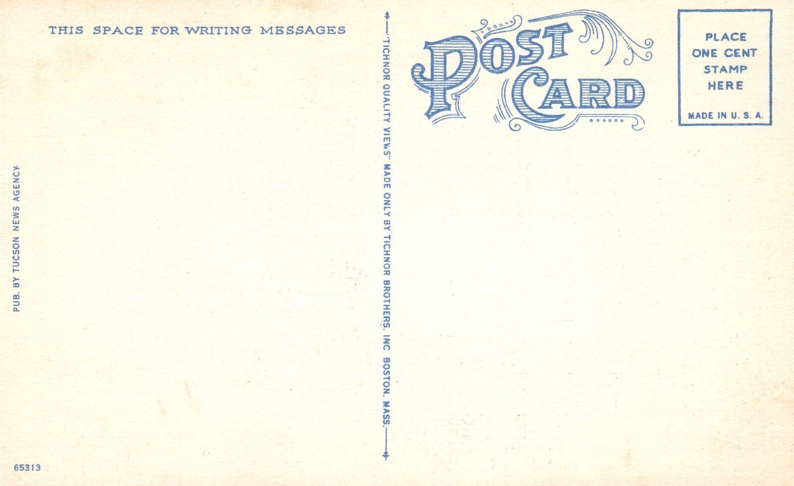 Vintage Postcard Post Office & Federal Building Landmark Tucson Arizona ...