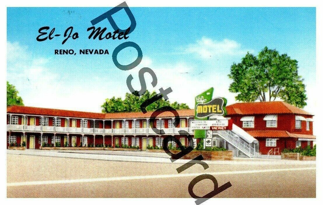 1957 Reno NV El-Jo Motel H.Warren Taylor, Owner - Any Moffitt Manager ...