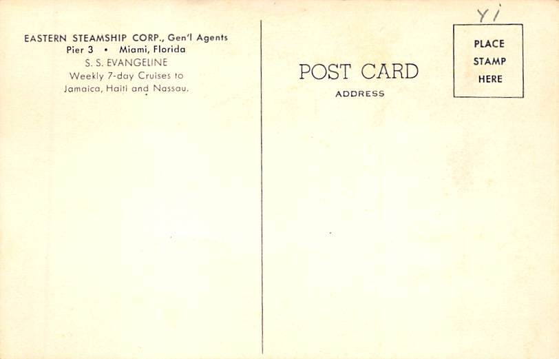 SS Evangeline Eastern Steamship Lines Ship | Topics - Transportation ...