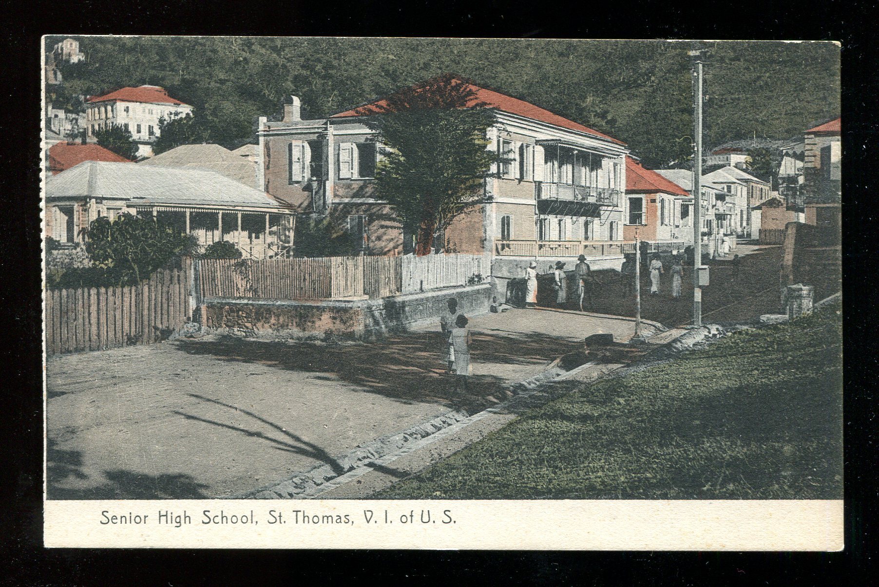 h2655 - USVI Virgin Islands St Thomas Senior High School 1920s | Latin ...