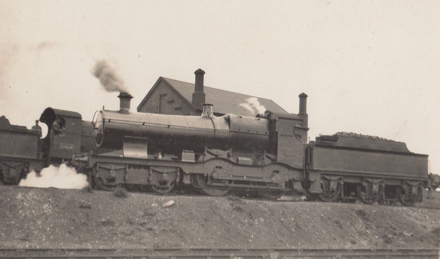 GWR Bulldog Class 3320 Train 4-4-0 Old Real Photo Postcard | Topics ...