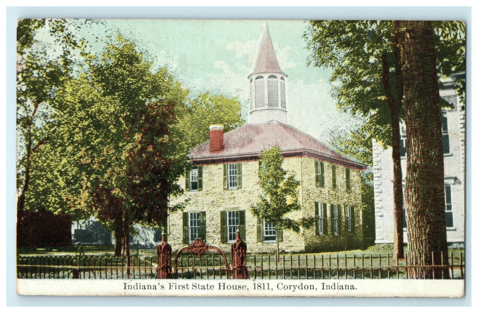 Letter to Mr. Lionel Barker, Indiana's First State House, Corydon, IN ...