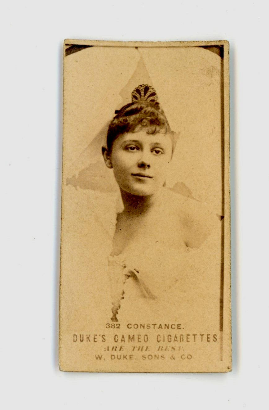 1880s Duke's Cameo Cigarettes Tobacco Real Photo Actress Constance F137 ...
