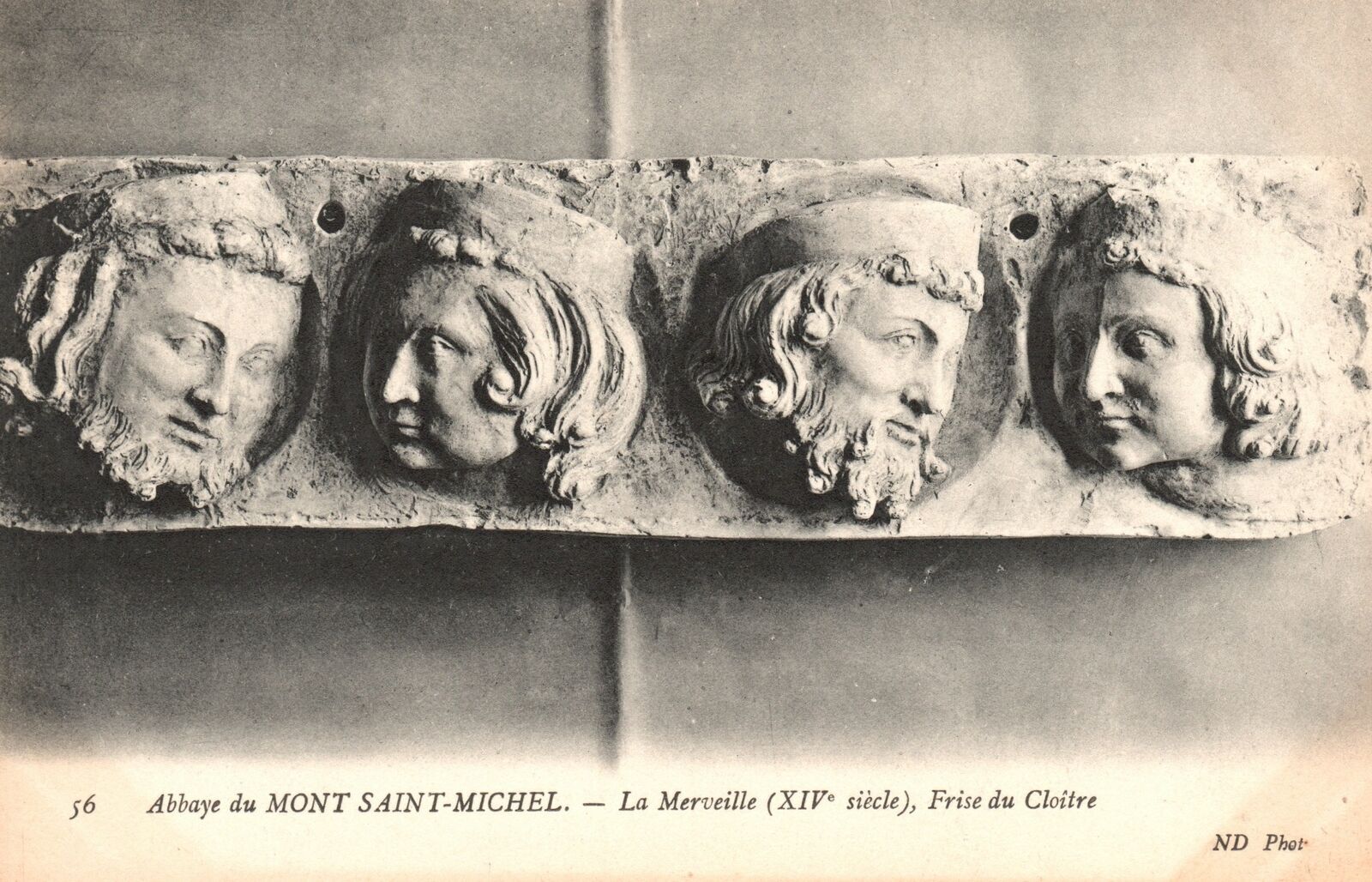 Vintage Postcard 1910's Abbaye Du Mont Saint-Michel La Marveille Frise ...