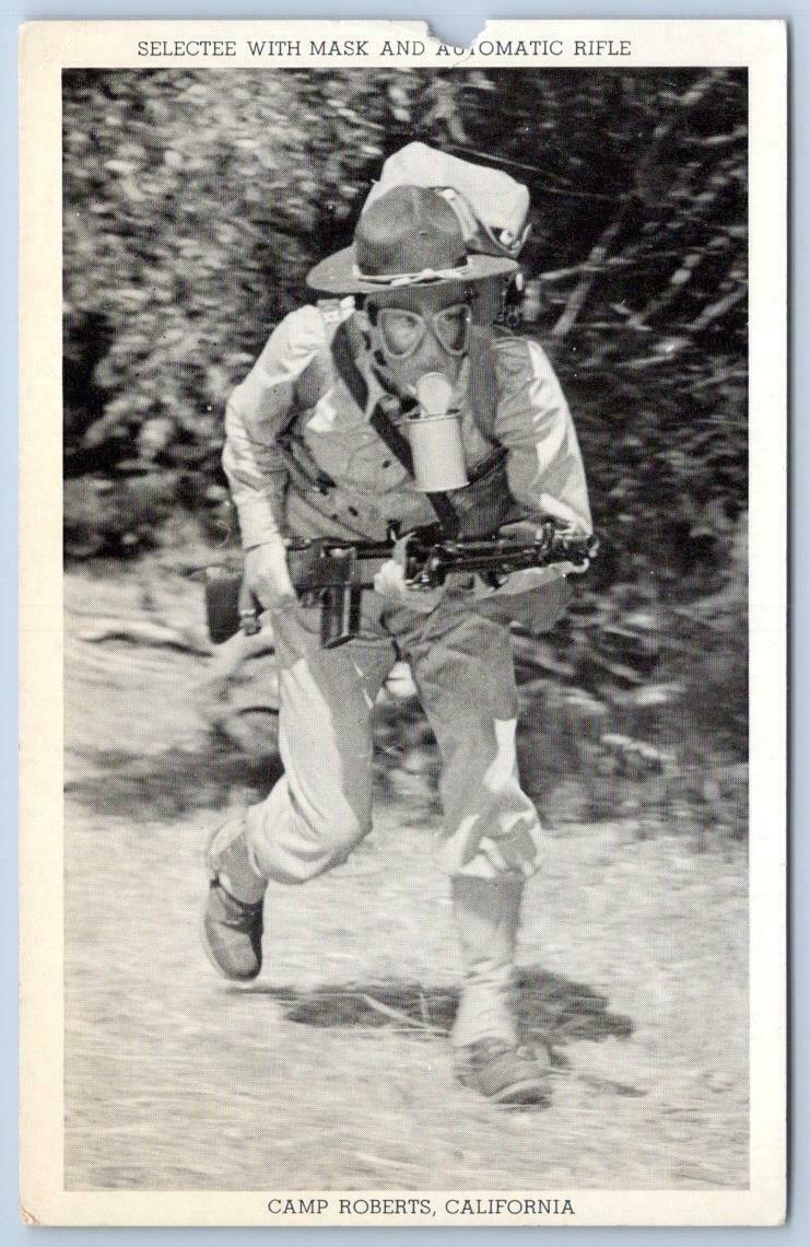 Camp Roberts California LOT/7 Vintage Postcards*Mess Hall*Gas Mask ...