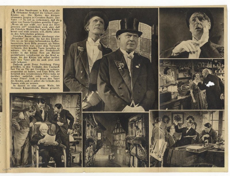 Germany 1938 Film Movie Advertisement Flyer Kornblumenbau Military Band ...