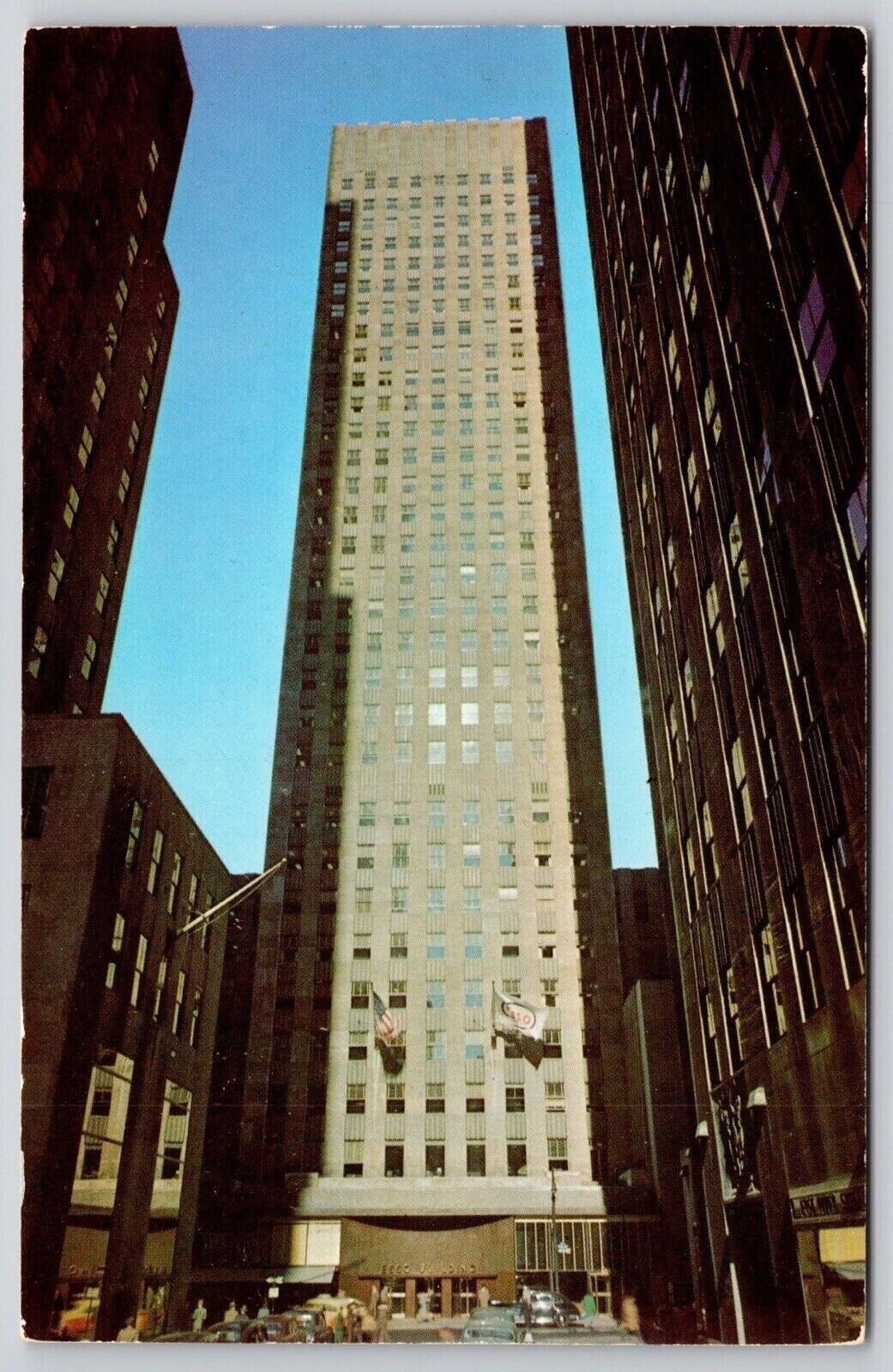 New York City NY Esso Building Rockefeller Center Downtown Chrome ...