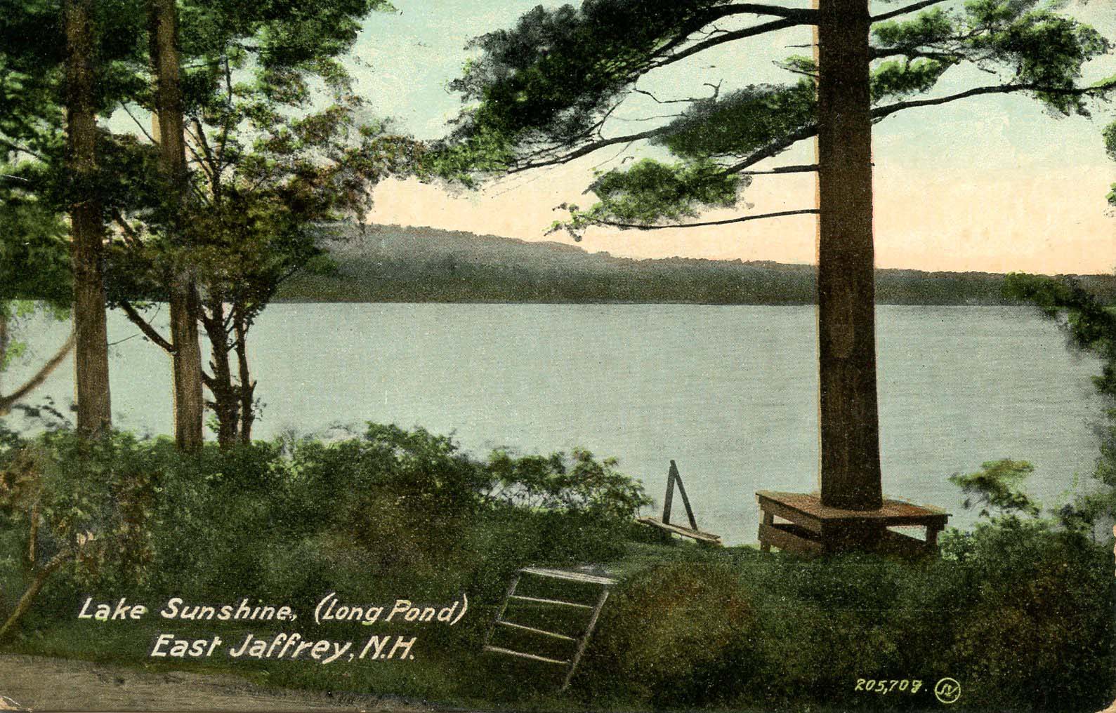 NH - East Jaffrey. Lake Sunshine (Long Pond) | United States - New ...