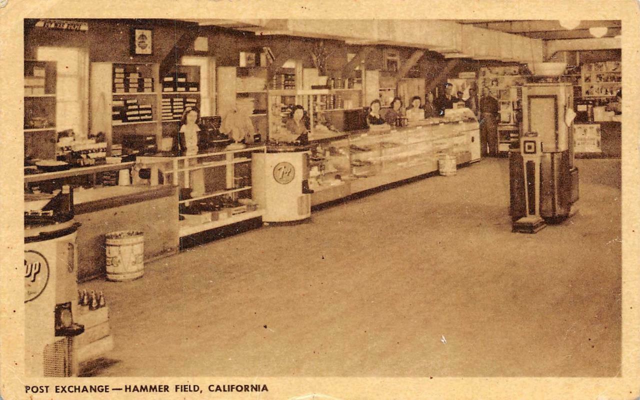 Post Exchange HAMMER FIELD, CA Air Force Base "7 Up" WWII 1940s Vintage ...