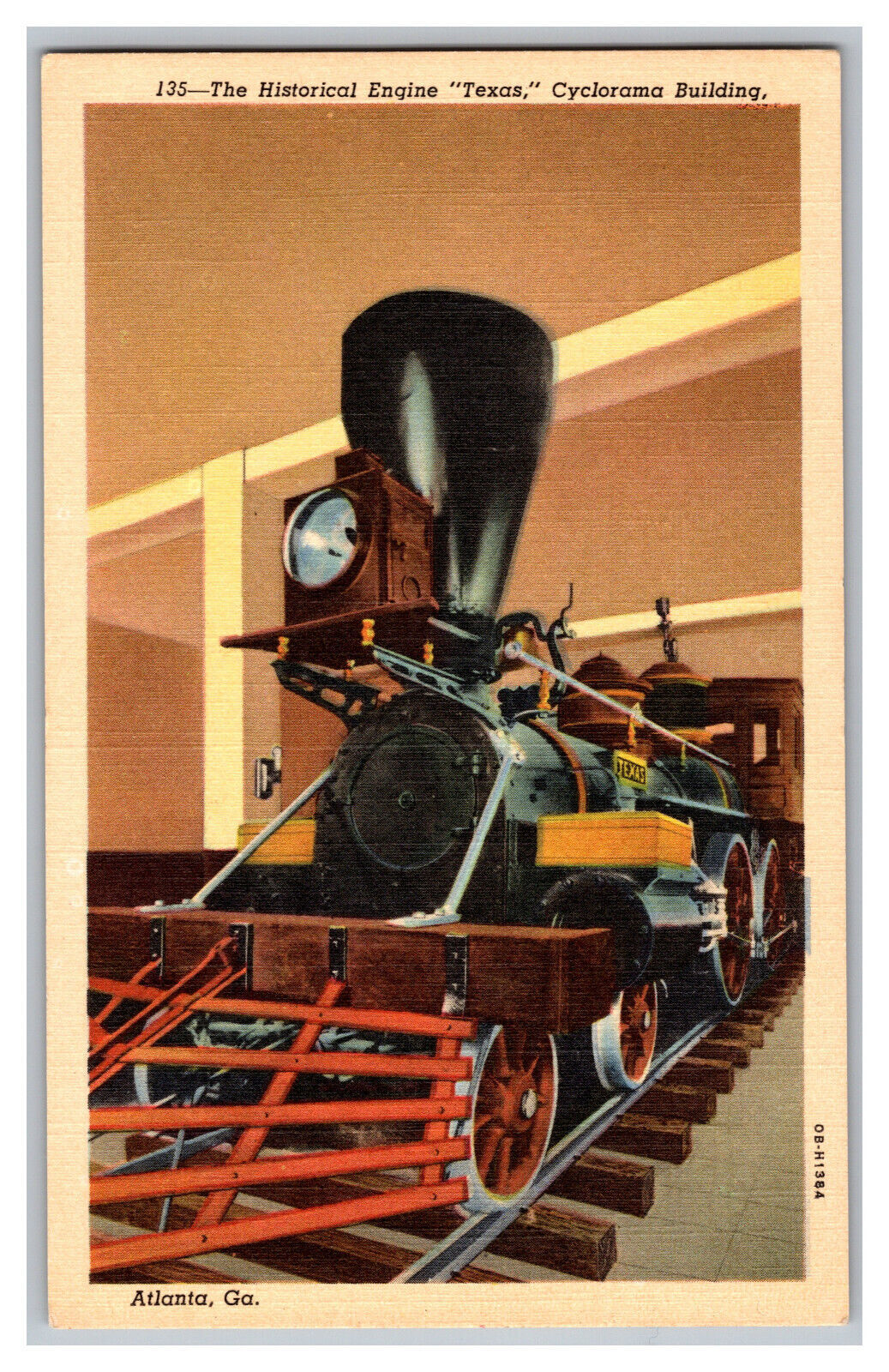 Postcard GA Cyclorama Building Atlanta Georgia The Historical Engine ...