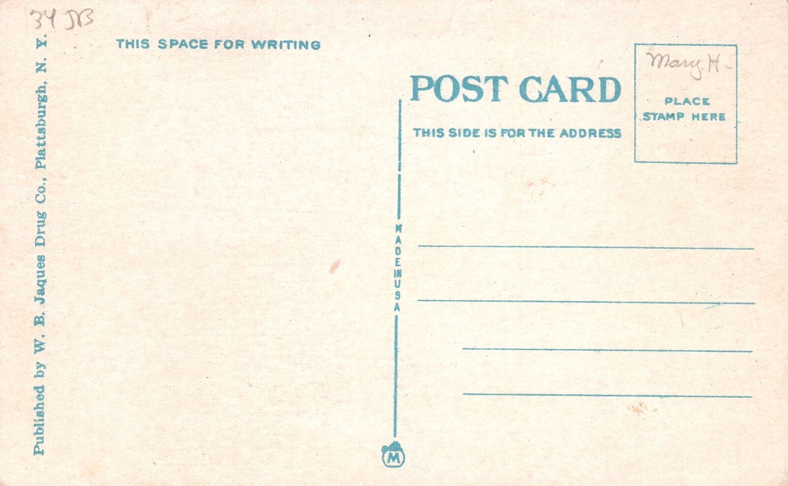 Vintage Postcard View From HB Bridging Residence on Lake Champlain ...