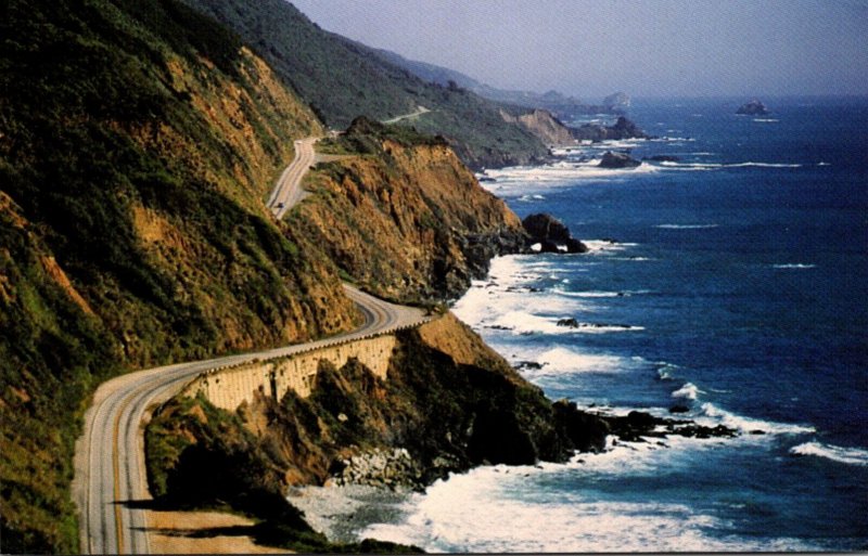 California Big Sur Highway 1 As Viewed From Nacimiento Road | United ...