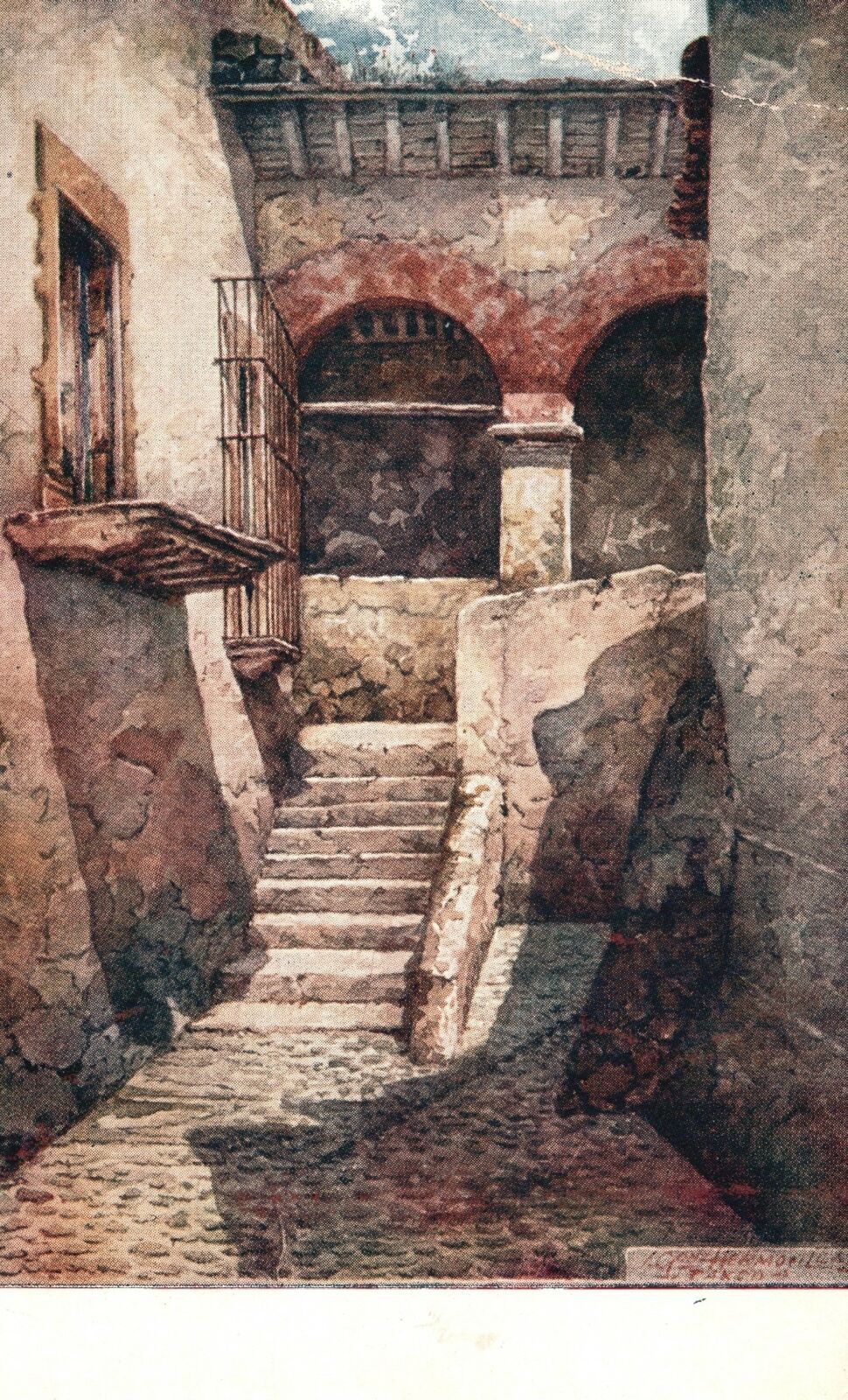 Vintage Postcard 1910's Stairway Structure Ruins City Ciudad Taxco ... Vintage Postcard 1910's Stairway Structure Ruins City Ciudad Taxco ...