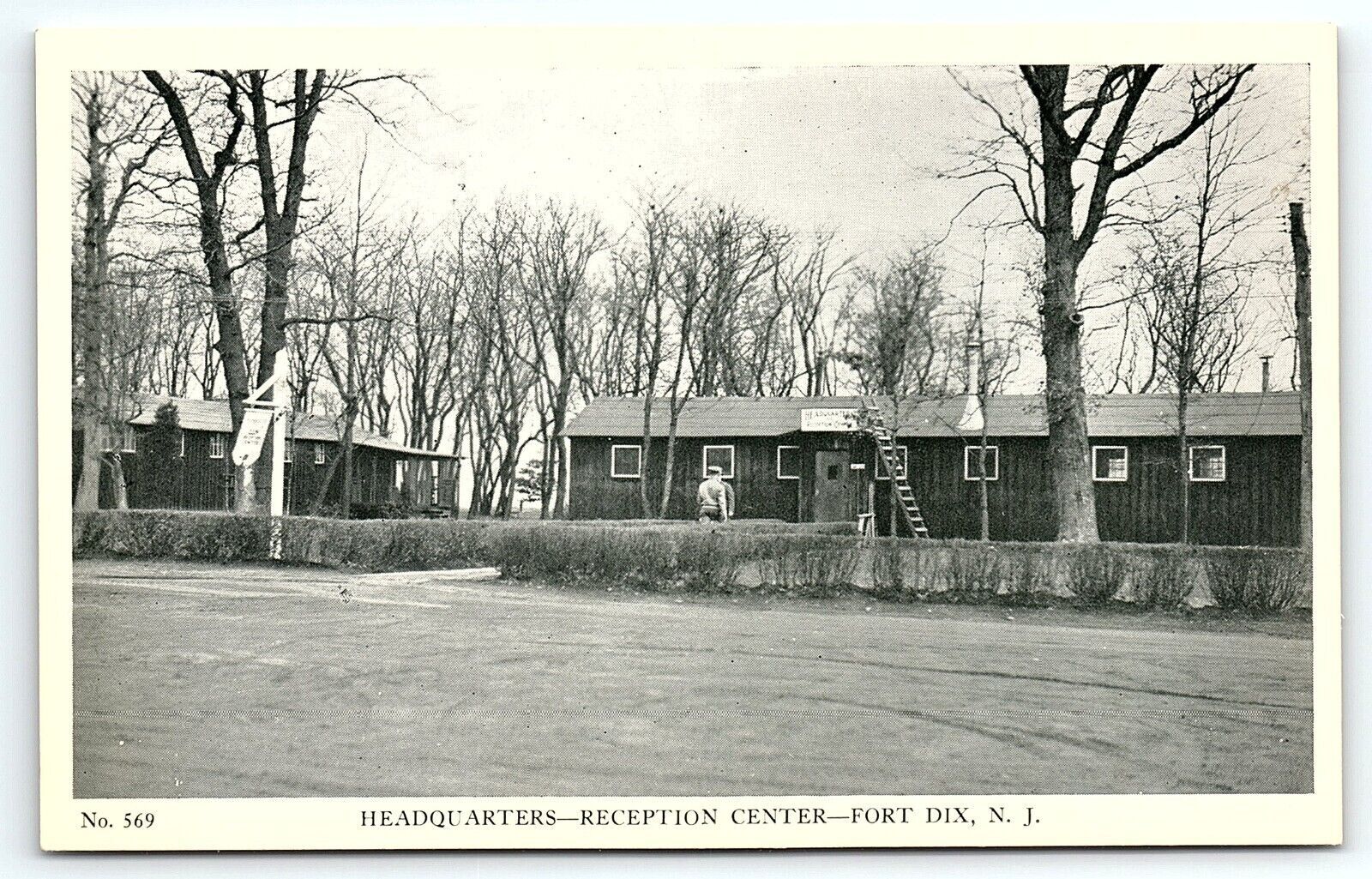 1940 Wwii Fort DIX NJ Headquarters Reception Center Army P1177 | United ...