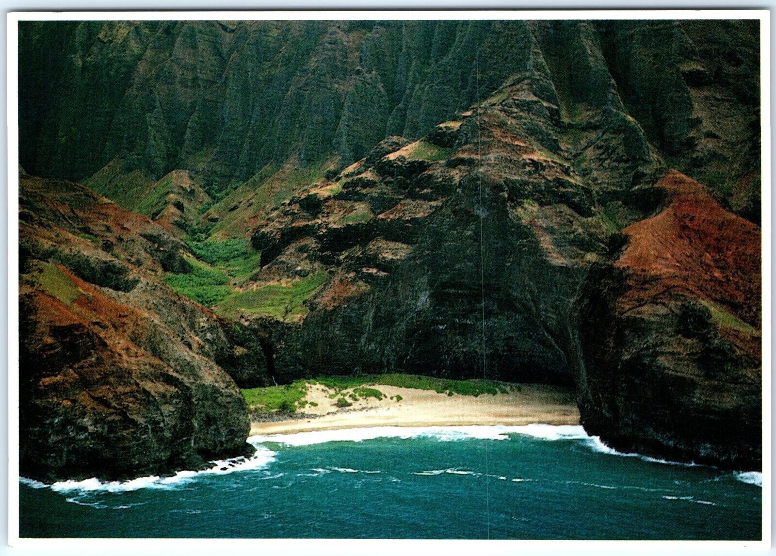 1979 Kauai, HI Napili Coast Secluded Beach Cove Majestic Cliff 4x6 ...