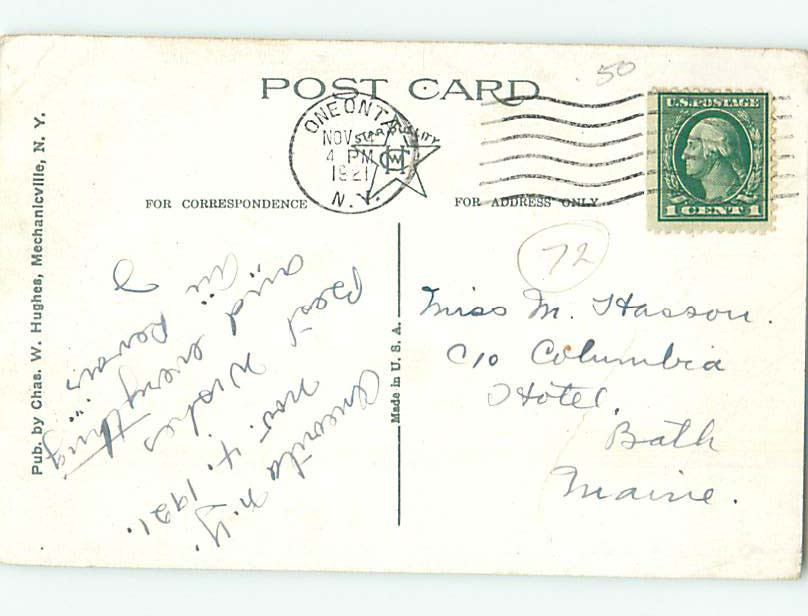 W-border HOTEL SCENE Oneonta New York NY AE1973 | United States - New ...