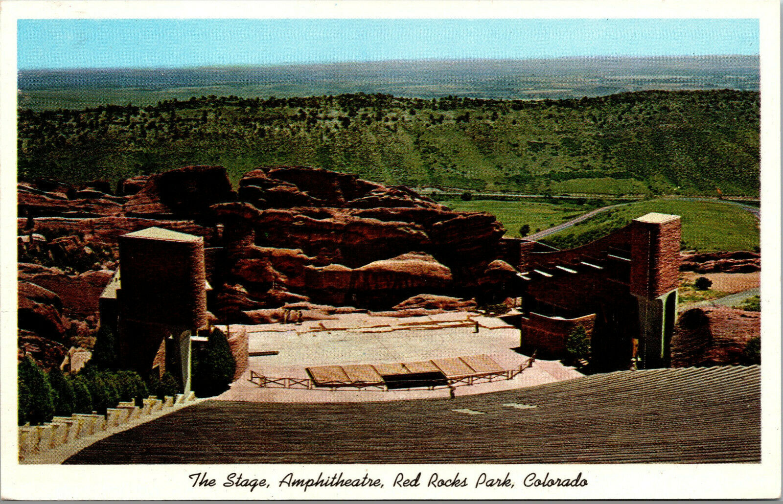 Vtg The Stage Amphitheatre Red Rocks Park Hogback Mountain Colorado CO ...