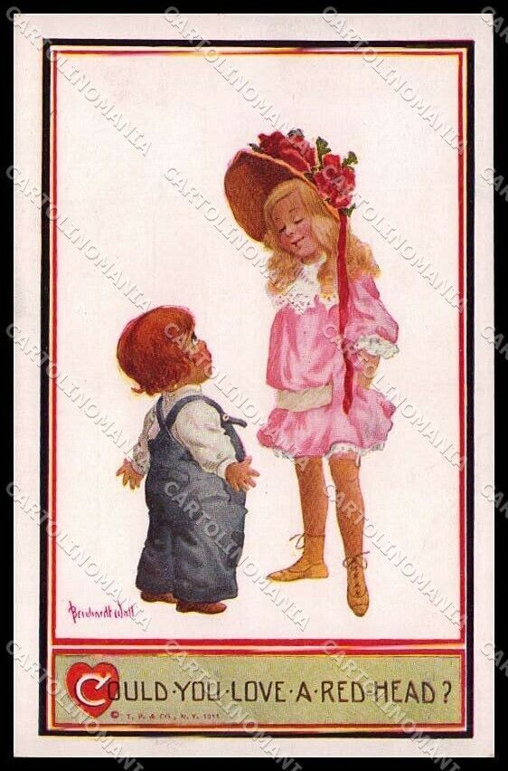 Illustratori Artist Signed Bernhardt Wall Children serie 799-2 ...