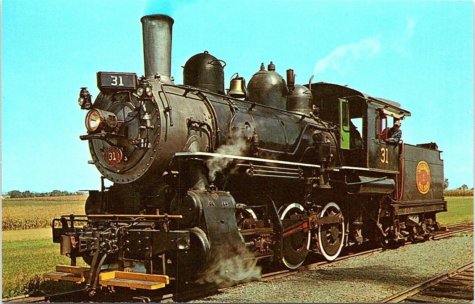Postcard~Strasburg Railroad~Strasburg, Pennsylvania~Steam Locomotive ...