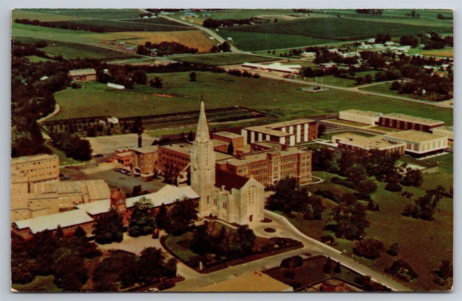 Mount Marty College Campus Aerial View Yankton SD Postcard S11 | United ...