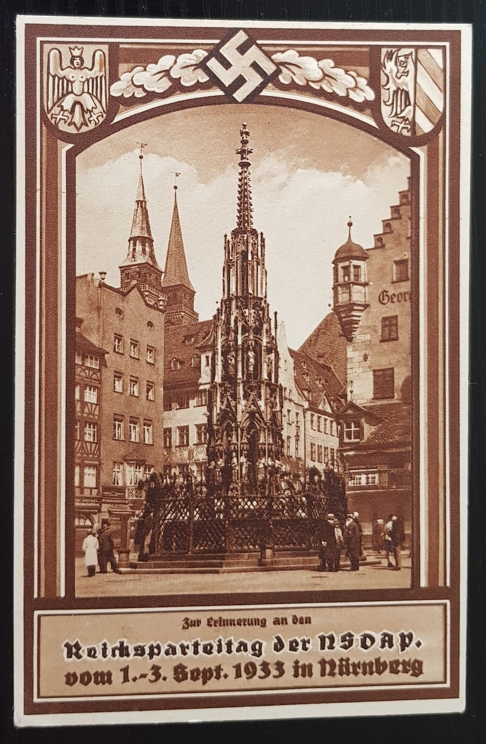 Germany Third 3rd Reich Original Propaganda Card Nsdap Nazi Nuremberg ...