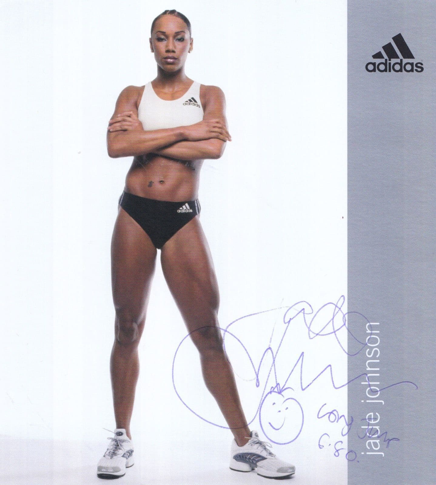 Jade Johnson Long Jump Track & Field UK Olympic Games Athlete Hand Signed Photo | Topics ...